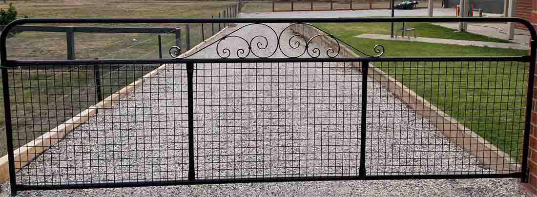 Decorative Entry Gates custom made to order | Rural Fence & Trade